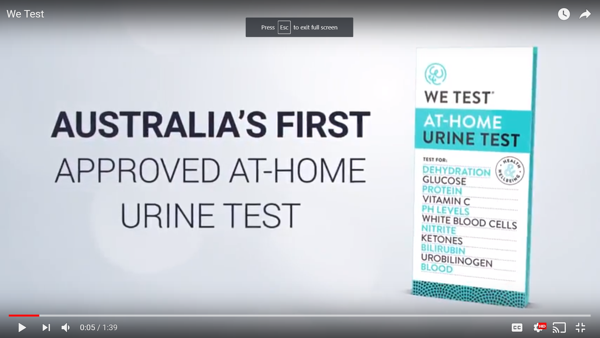 We Test Video